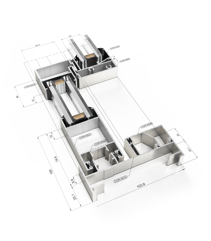 Sky Sash Windows - 6500 Plus Sliding / 6500 Sliding